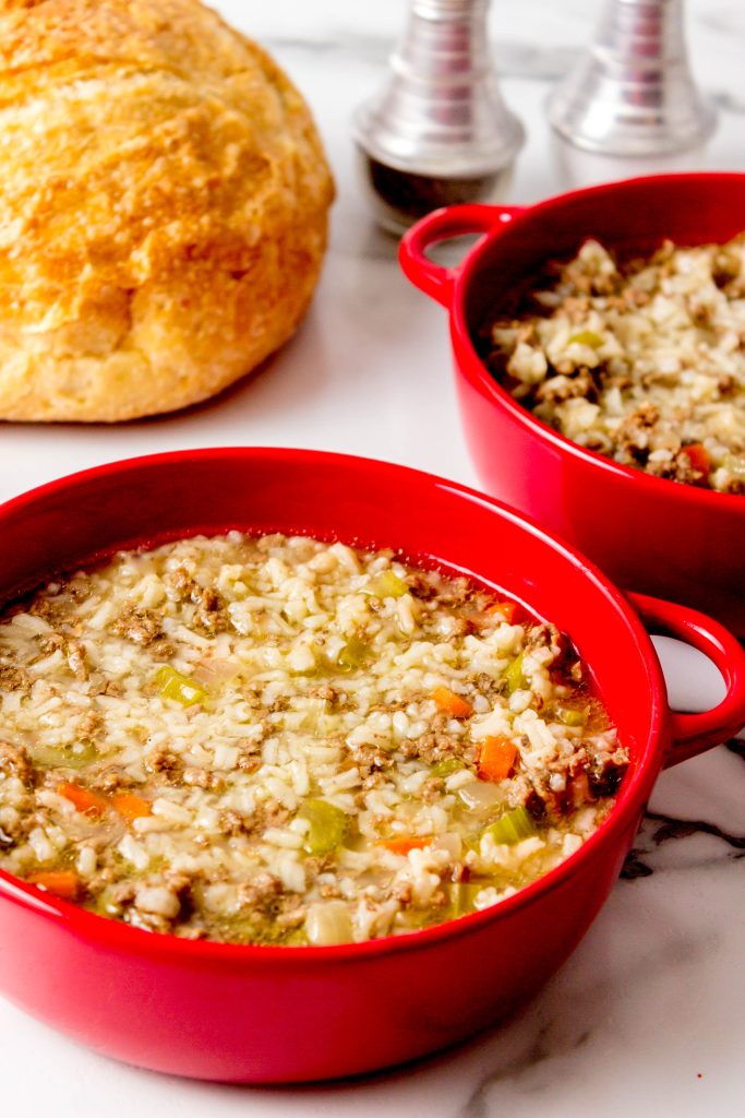 Beef Rice Soup Recipe - Quick & Easy Recipe- The Spring Mount 6 Pack