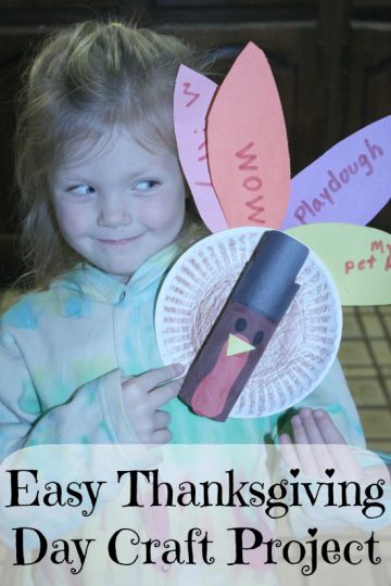 Easy Thanksgiving Craft Project- Thankful Toilet Paper Turkey