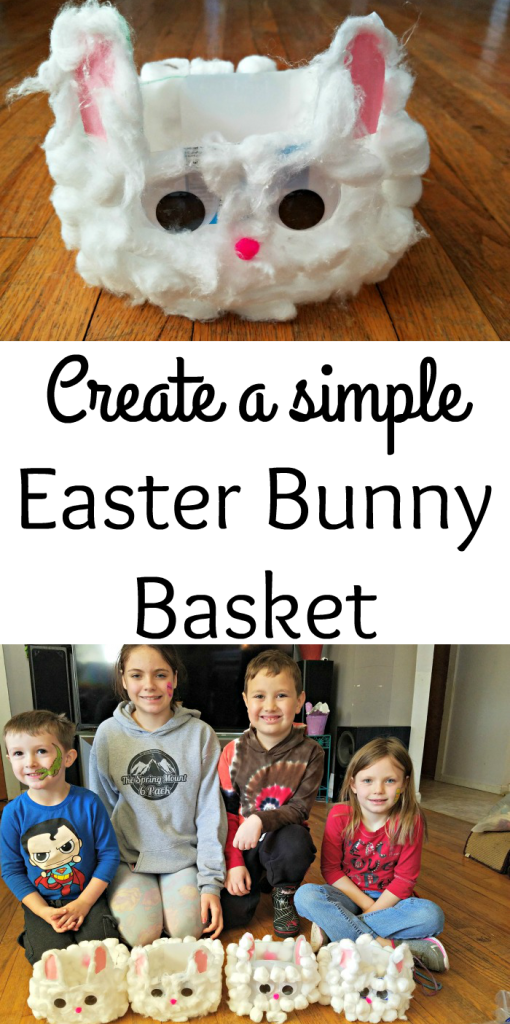 Easy Easter Bunny Basket - Our WabiSabi Life