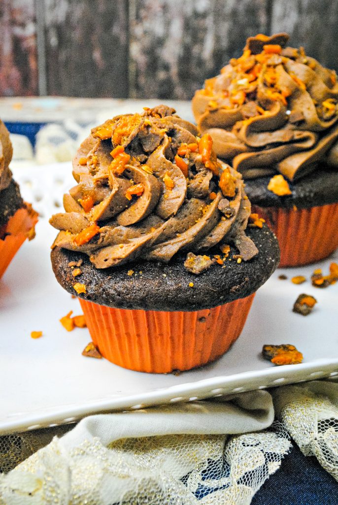 Butterfinger Cupcakes | What to Do With Leftover Halloween Candy