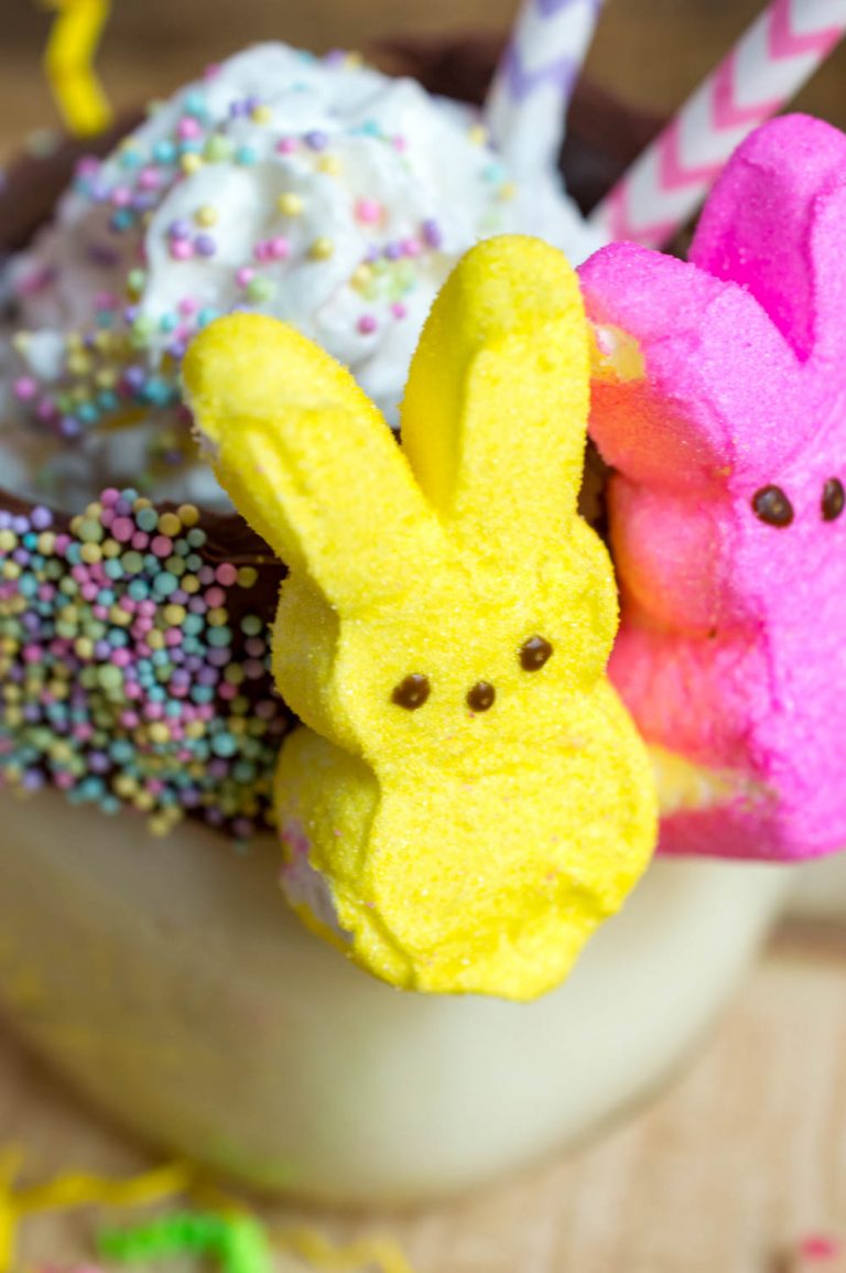 Easter milkshake | Easter freakshake | Our Wabi Sabi Life