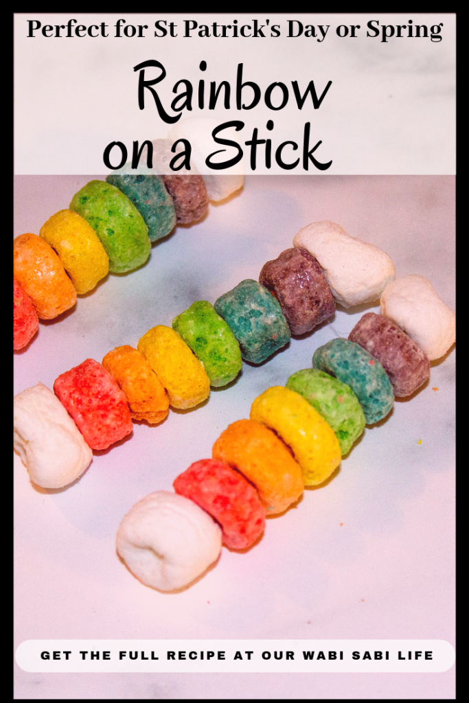 Rainbow on a Stick | Rainbow Craft | Our Wabi Sabi Life