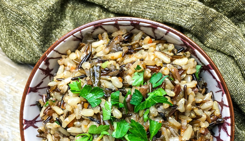 Wild Rice Pilaf Recipe | Instant Pot Wild Rice Pilaf | Our Wabi Sabi Life