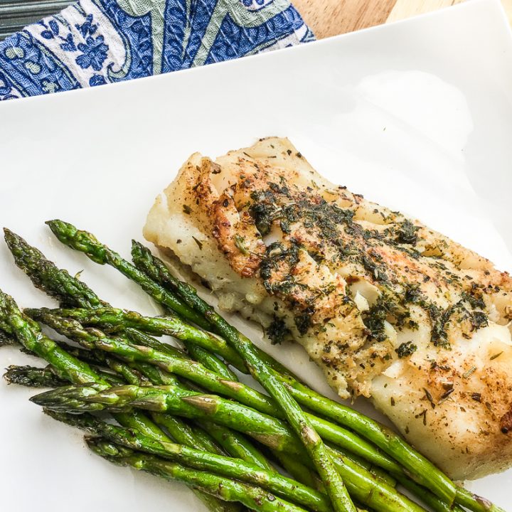 Easy Cod Recipe with Garlic Herb Butter - Keto Approved - Our WabiSabi Life