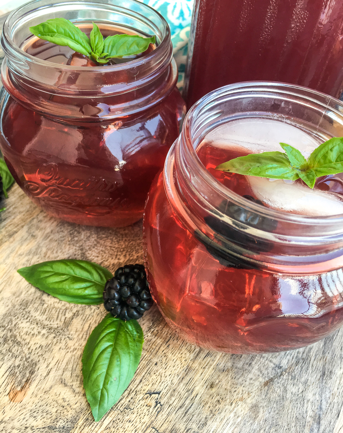 Blackberry Iced Tea - Our WabiSabi Life