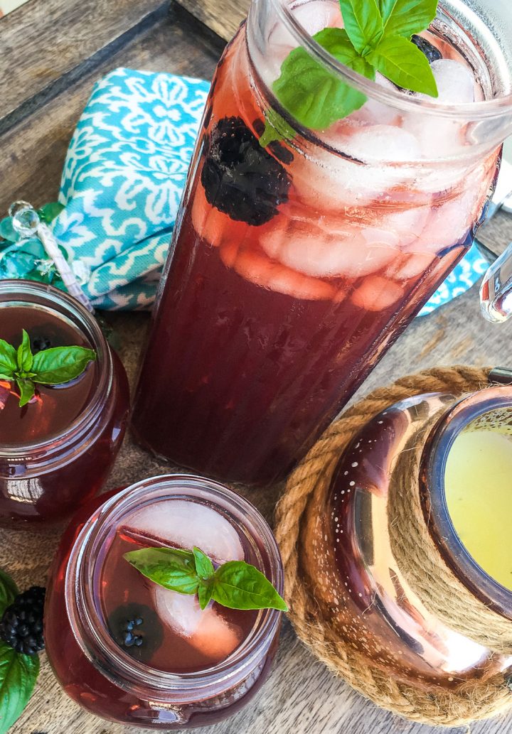Blackberry Iced Tea - Our WabiSabi Life