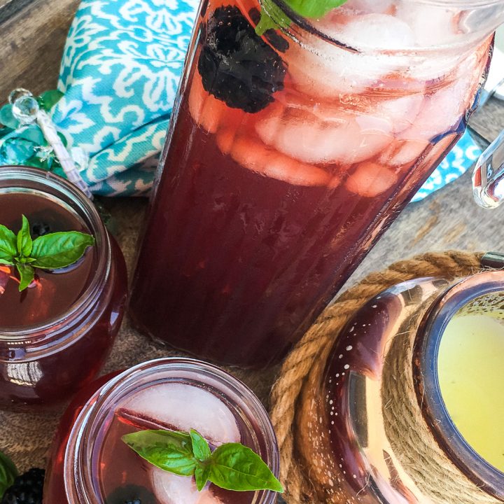 Blackberry Iced Tea - Our WabiSabi Life