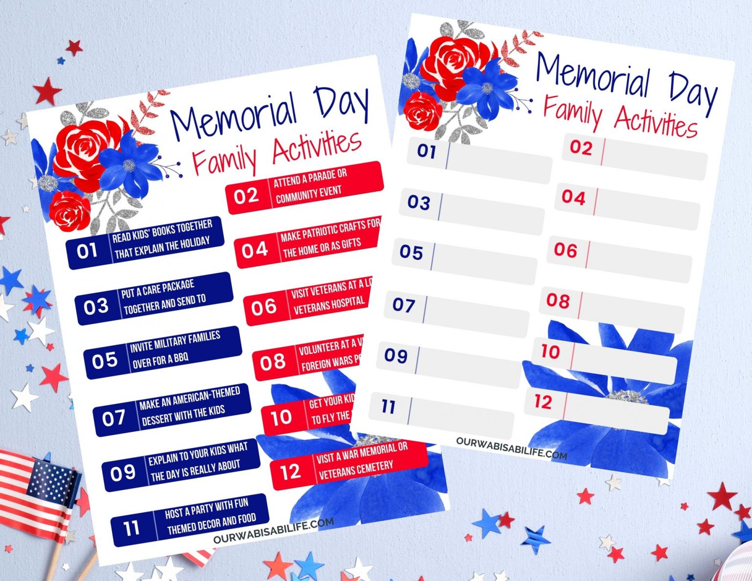 Family Friendly Memorial Day Activities Everyone Loves - Free Printable
