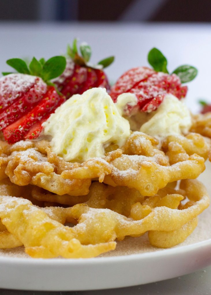Easy Funnel Cake Recipe Just like the Fair - Our WabiSabi Life
