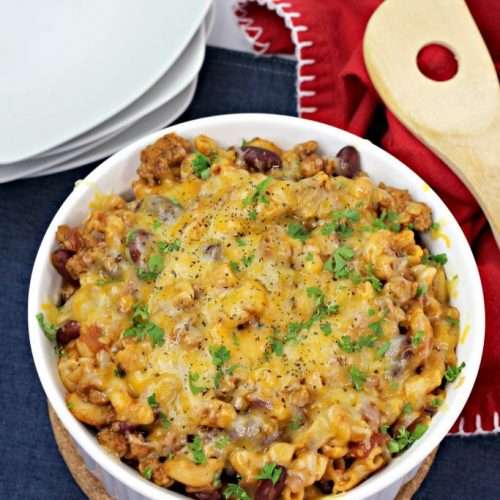 Turkey Chili Mac Recipe - Our WabiSabi Life
