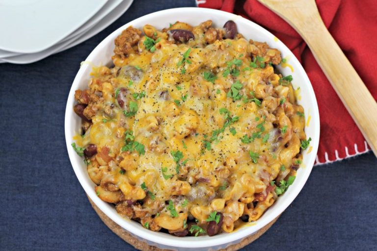 Turkey Chili Mac Recipe - Our WabiSabi Life