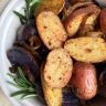 Amazing Easy Tri-Color Rosemary Roasted Potatoes- Our Wabi Sabi Life