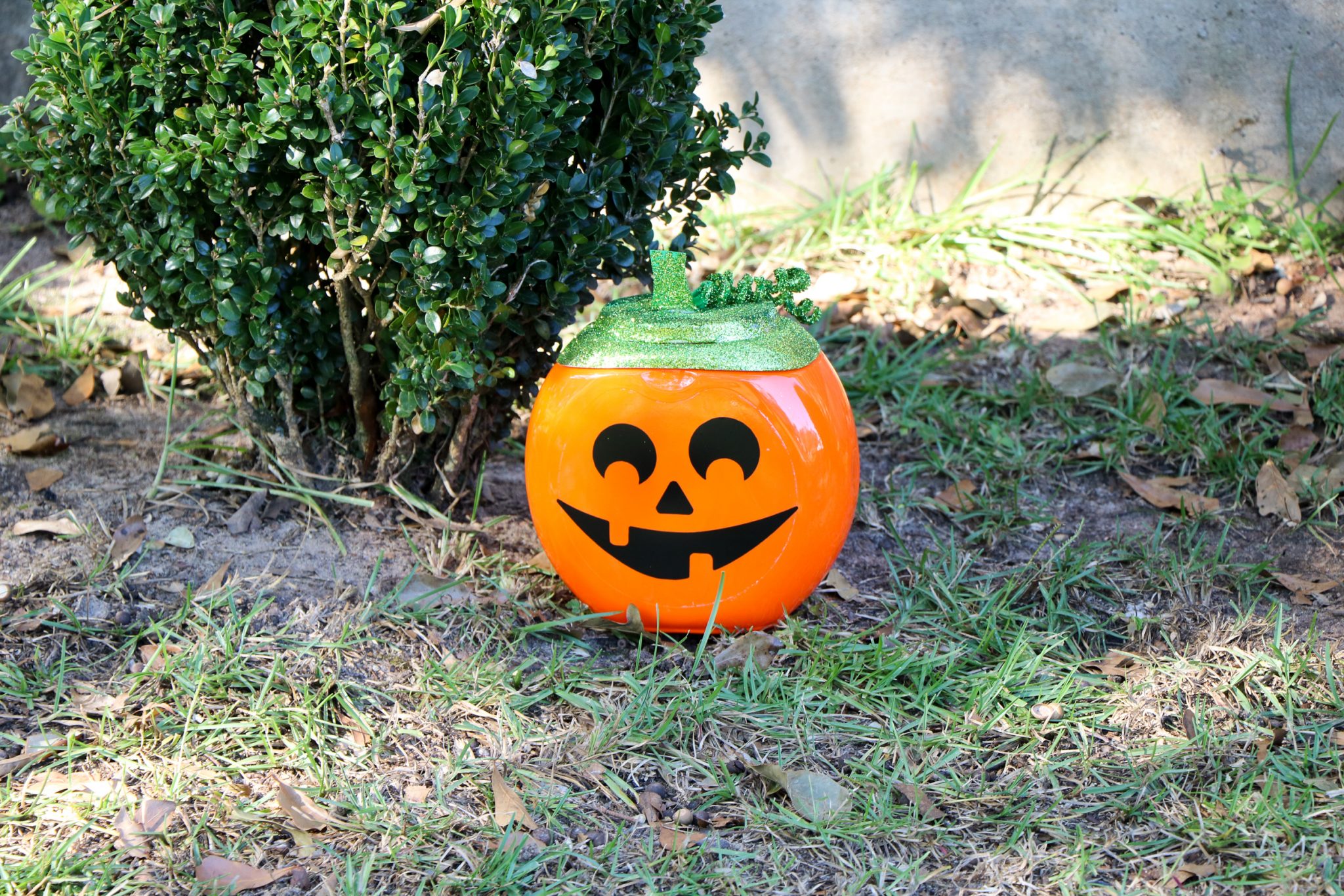 Decorative Pumpkin from Upcycled Tide Container - Our WabiSabi Life