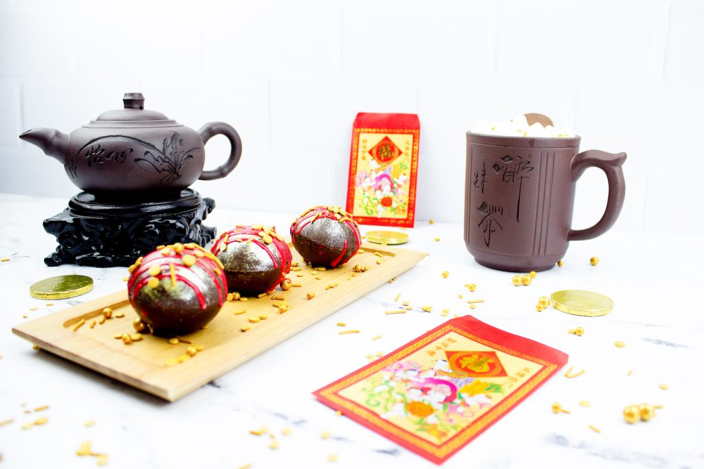How to Make Chinese New Year Hot Chocolate Bombs - Our WabiSabi Life