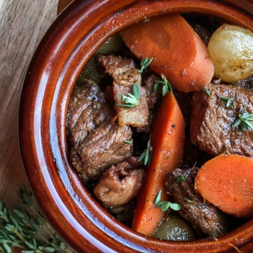 The Easiest Beef Burgundy Stew - Our WabiSabi Life