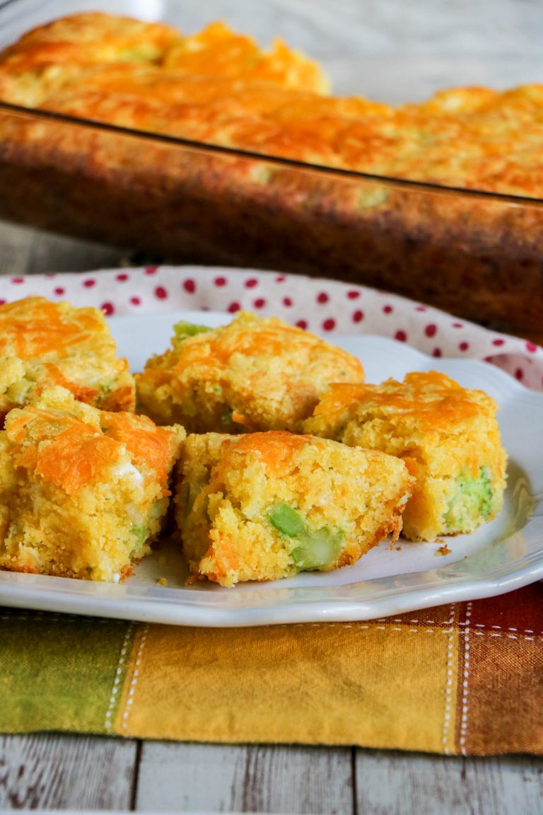 The Best Broccoli Cheese Cornbread Recipe - Our WabiSabi Life