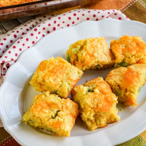 The Best Broccoli Cheese Cornbread Recipe - Our WabiSabi Life