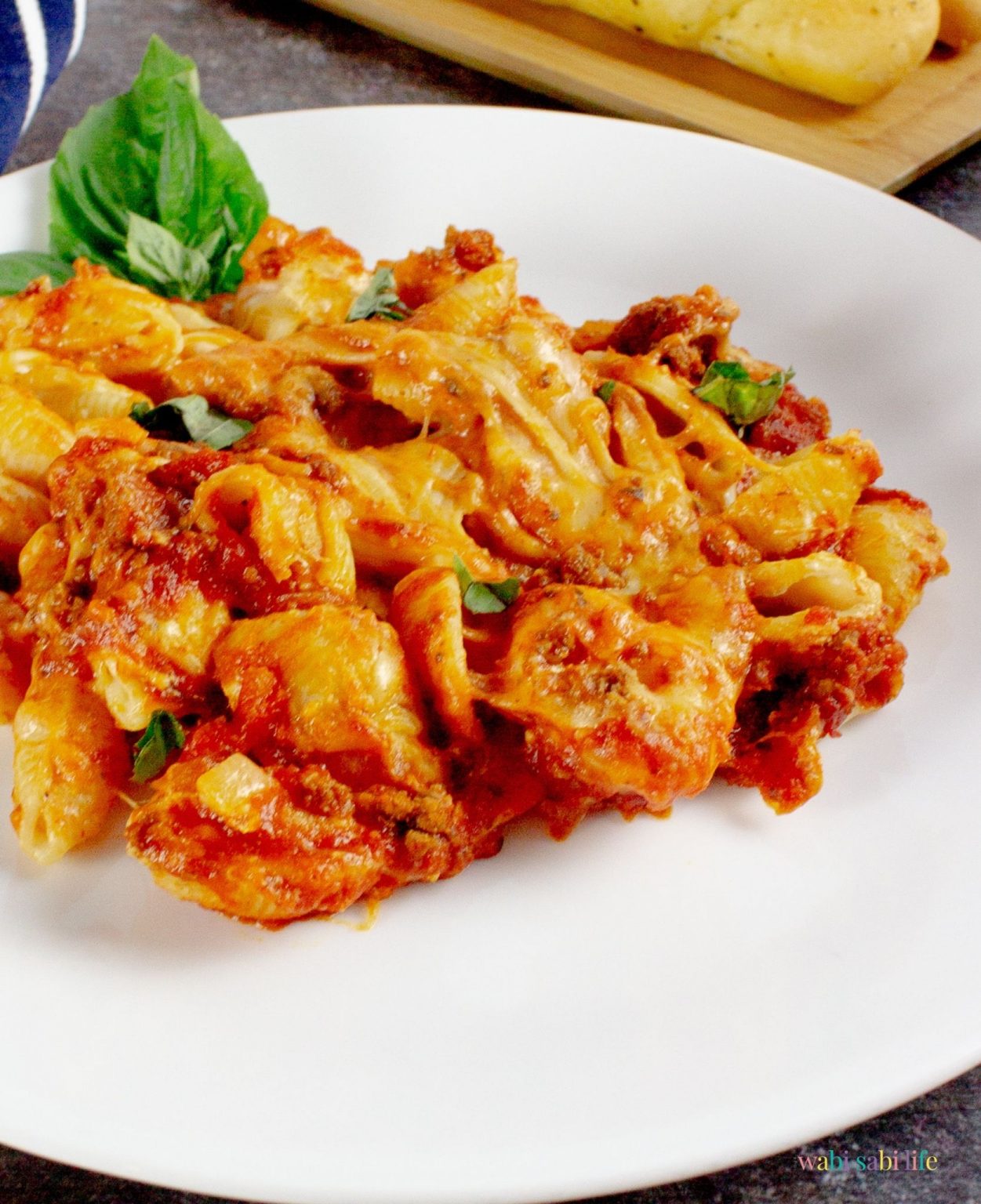 Incredible Easy Unstuffed Shells Casserole - Our WabiSabi Life