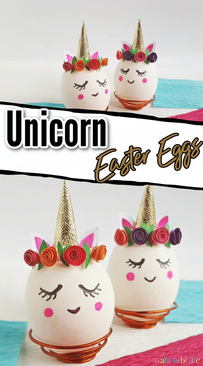How to Make Easy Unicorn Easter Eggs - Our WabiSabi Life