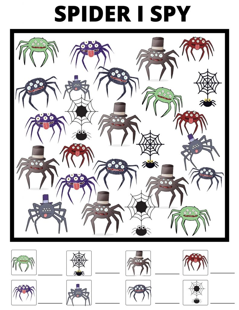 Halloween I Spy Printable - Our WabiSabi Life