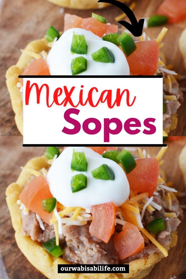 The Easiest Mexican Sopes Recipe Ever - Our WabiSabi Life