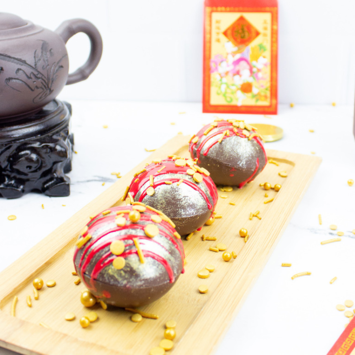 How to Make Chinese New Year Hot Chocolate Bombs - Our WabiSabi Life