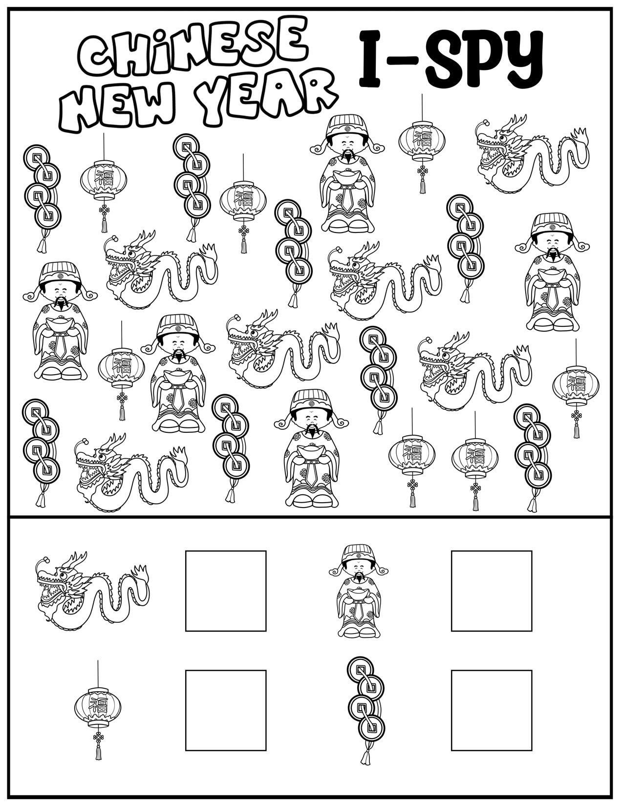Chinese New Year Worksheets For Preschoolers FREE FREE Printable