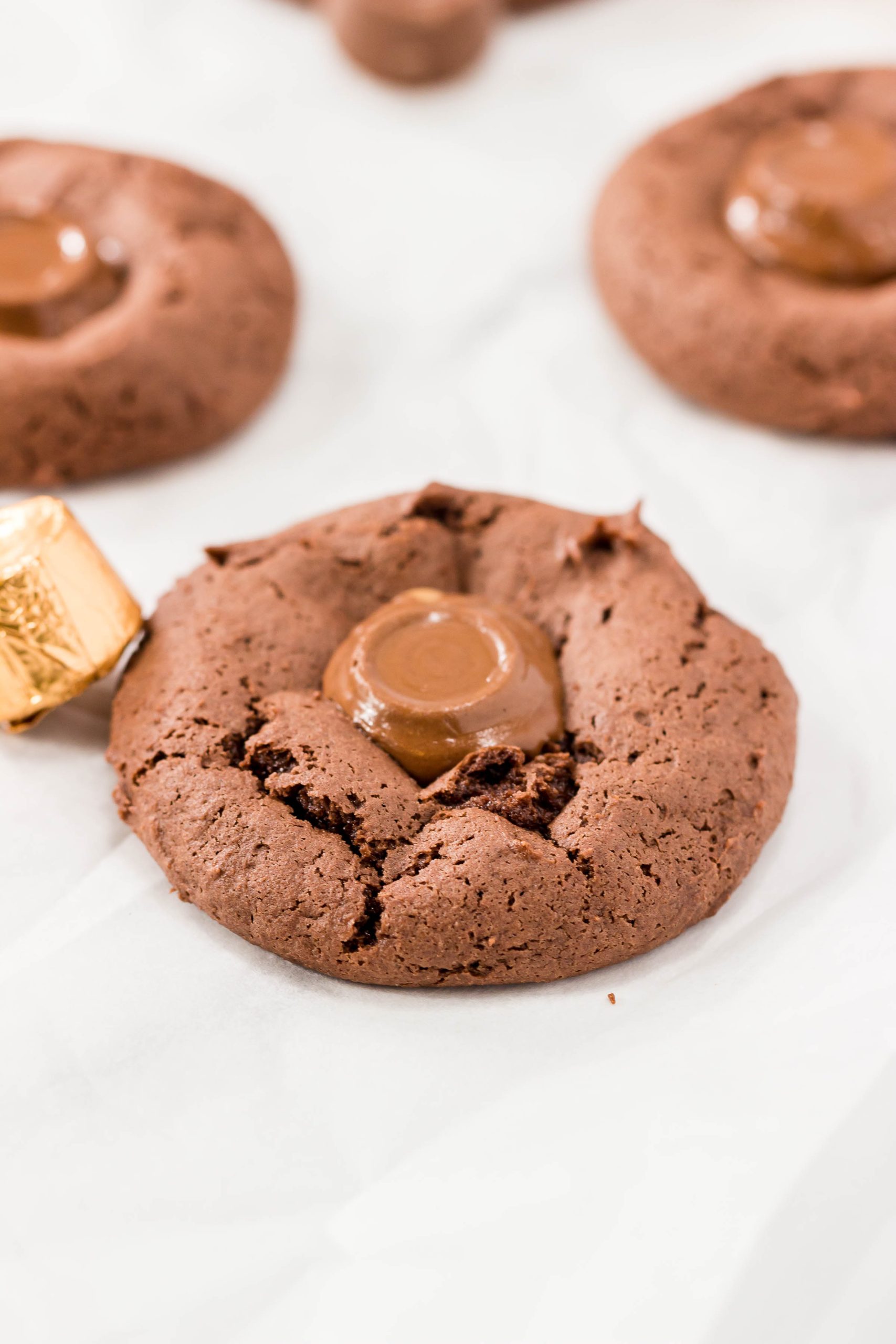 Rolo Cookies with Cake Mix - Our WabiSabi Life
