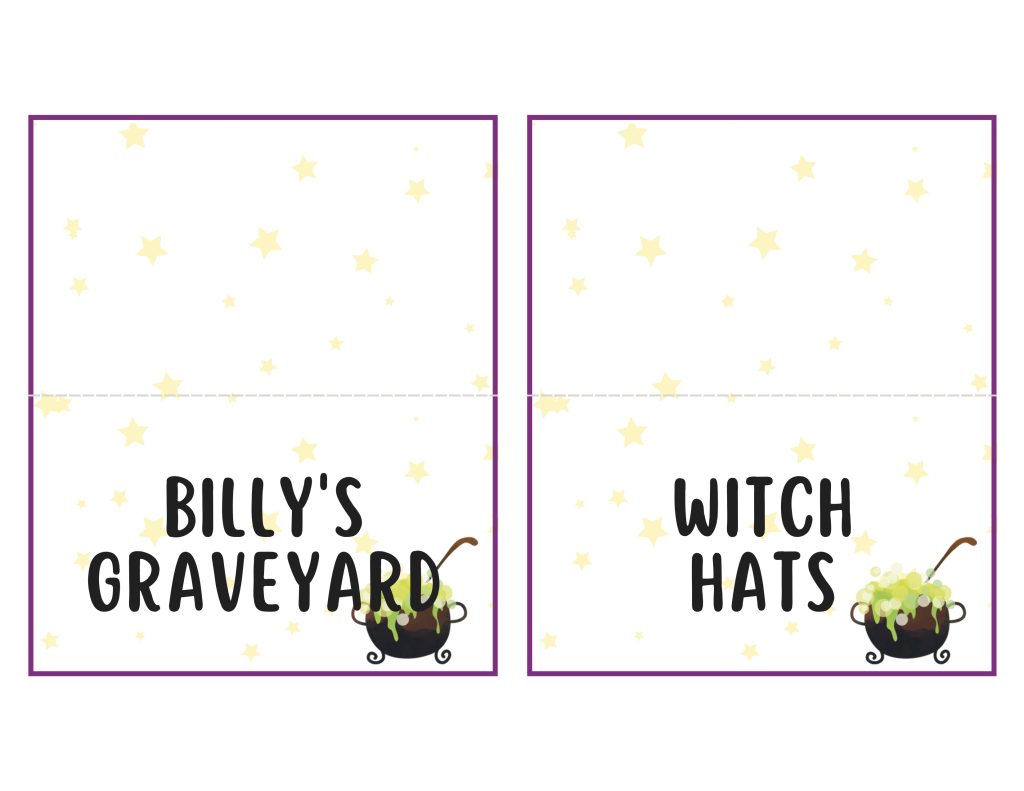 FREE Hocus Pocus Movie Night Party Printable - Our WabiSabi Life