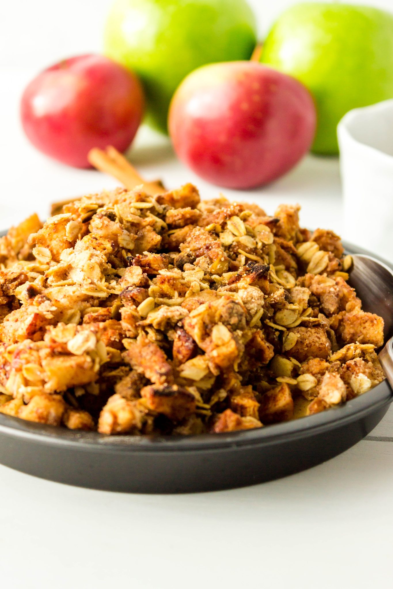 Air Fryer Apple Crisp - Our WabiSabi Life