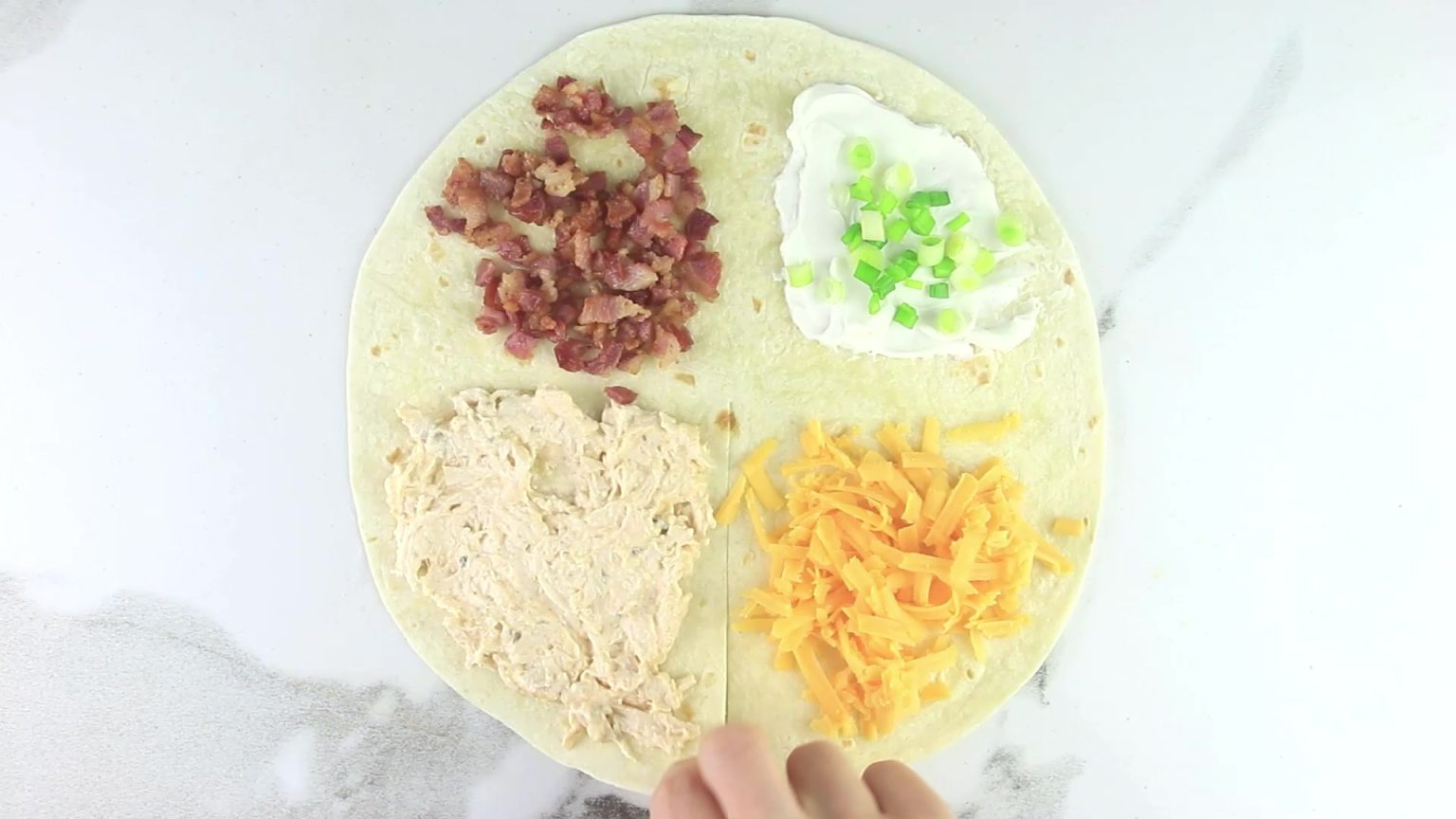 Buffalo Chicken Folded Tortilla Wrap - Our WabiSabi Life