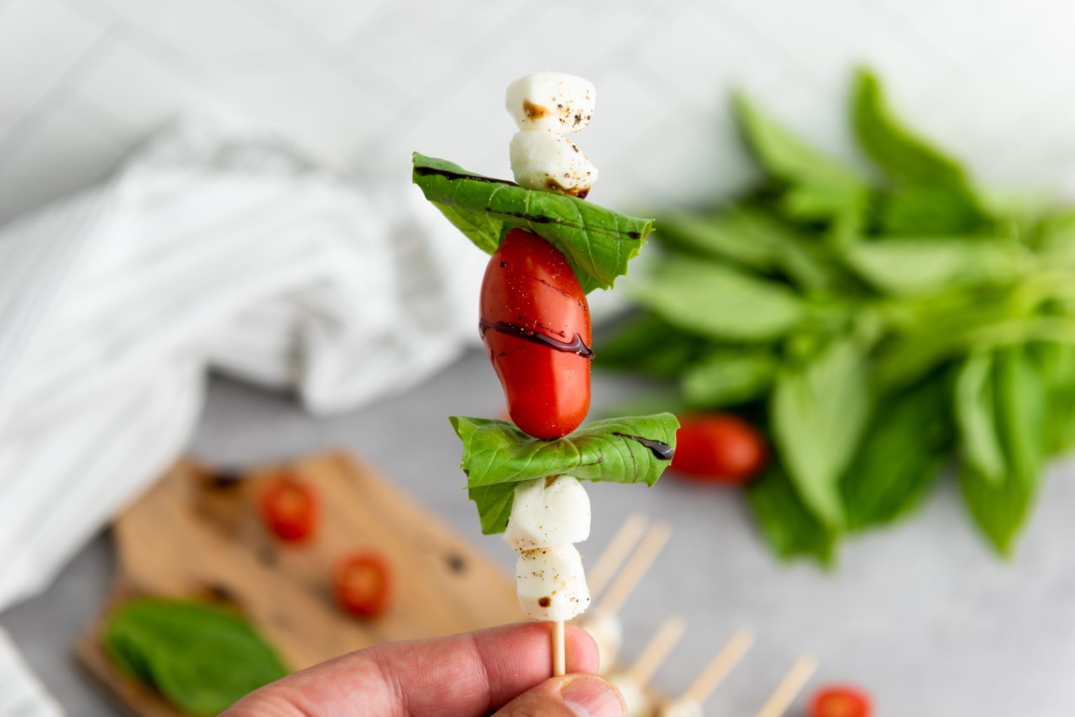 The Best Mini Caprese Salad Skewers for Dinner Tonight - Our WabiSabi Life