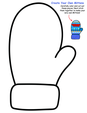 Build Your Own Winter Mittens – A Fun DIY Mitten Craft for Kids - Our ...