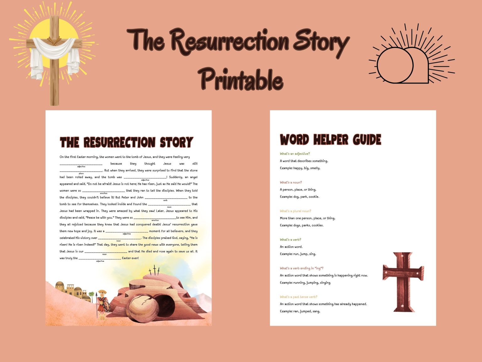 Free The Resurrection Story Printable - Our WabiSabi Life