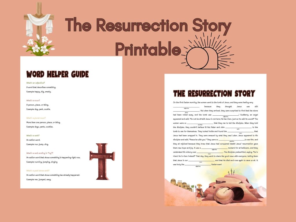 Free The Resurrection Story Printable - Our WabiSabi Life
