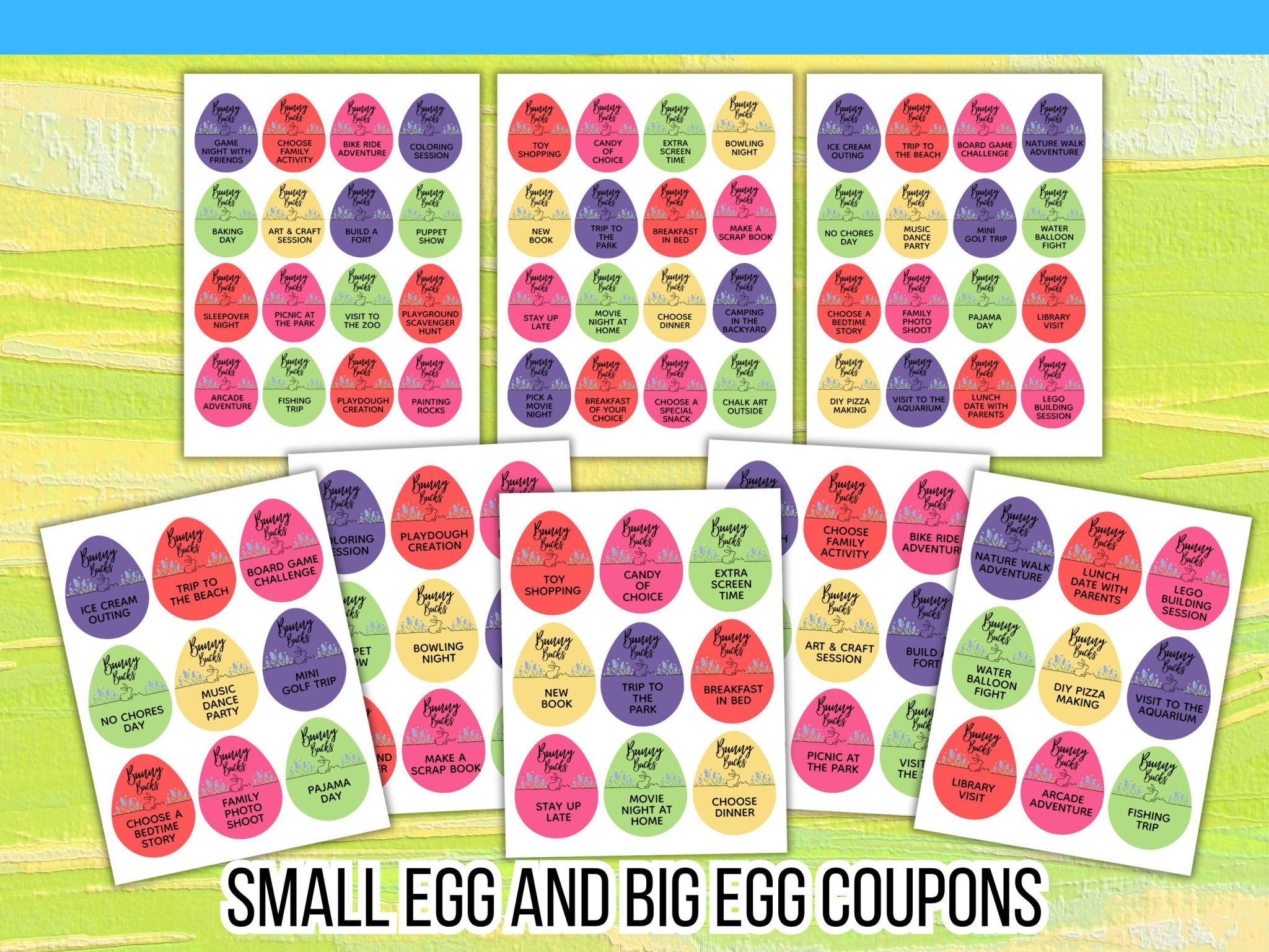 Free Easter Egg Coupon Printable - Our WabiSabi Life
