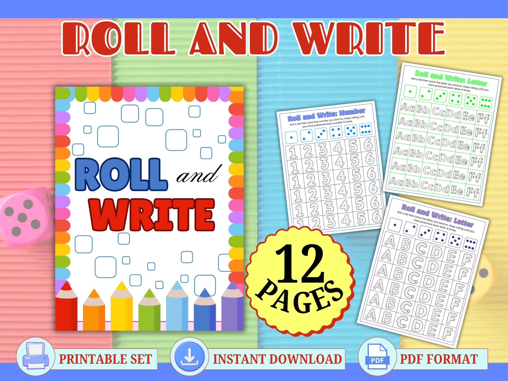 Free Roll And Write Printable - Our WabiSabi Life