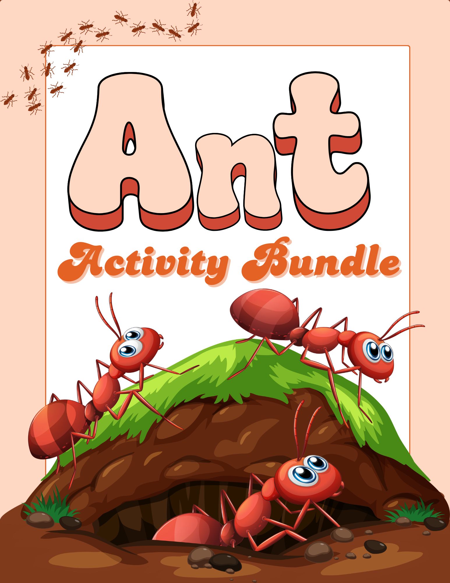 Free Ant Themed Activity Bundle Printable - Our WabiSabi Life