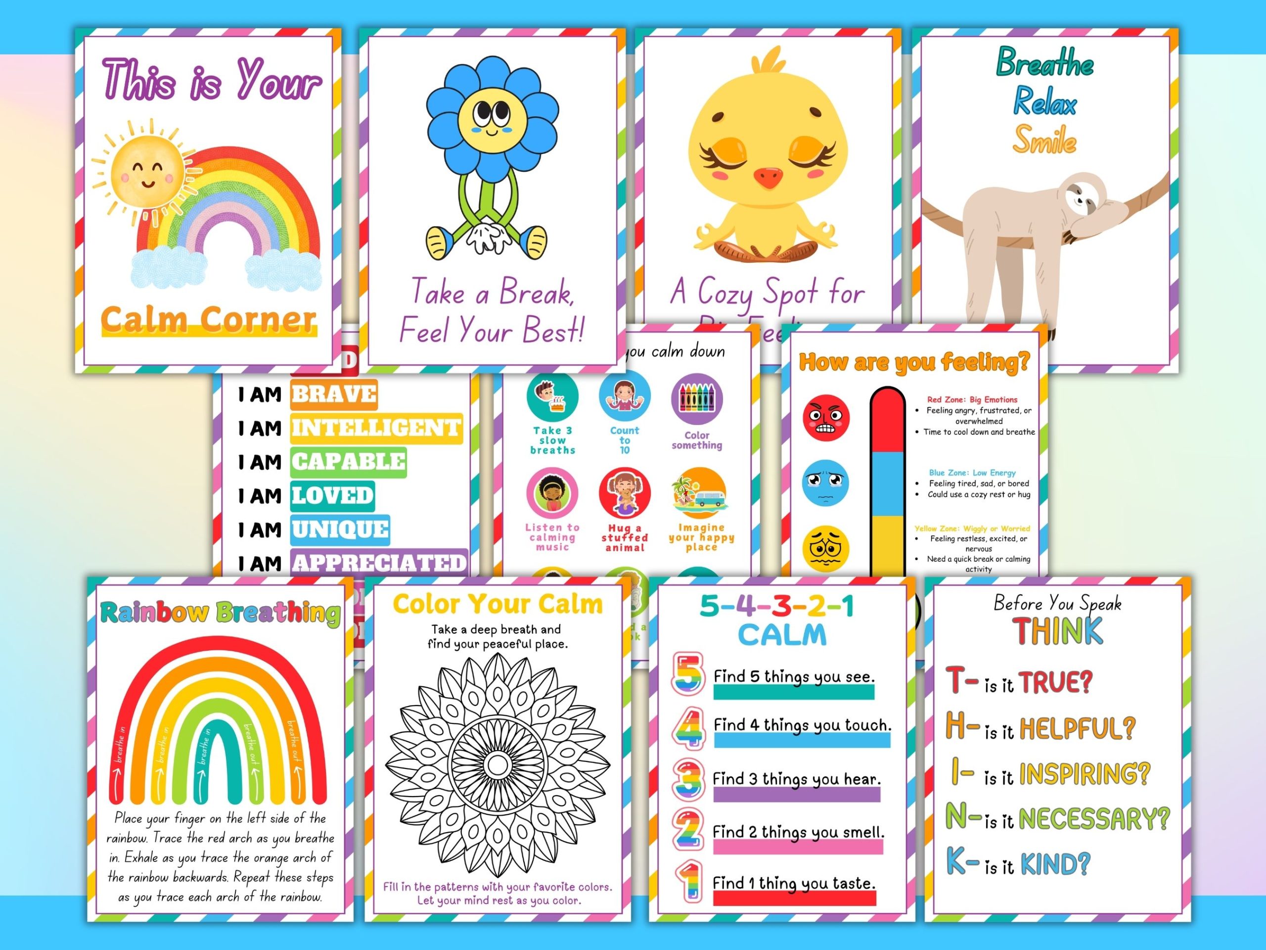 Free Calm Corner Posters Printable - Our WabiSabi Life