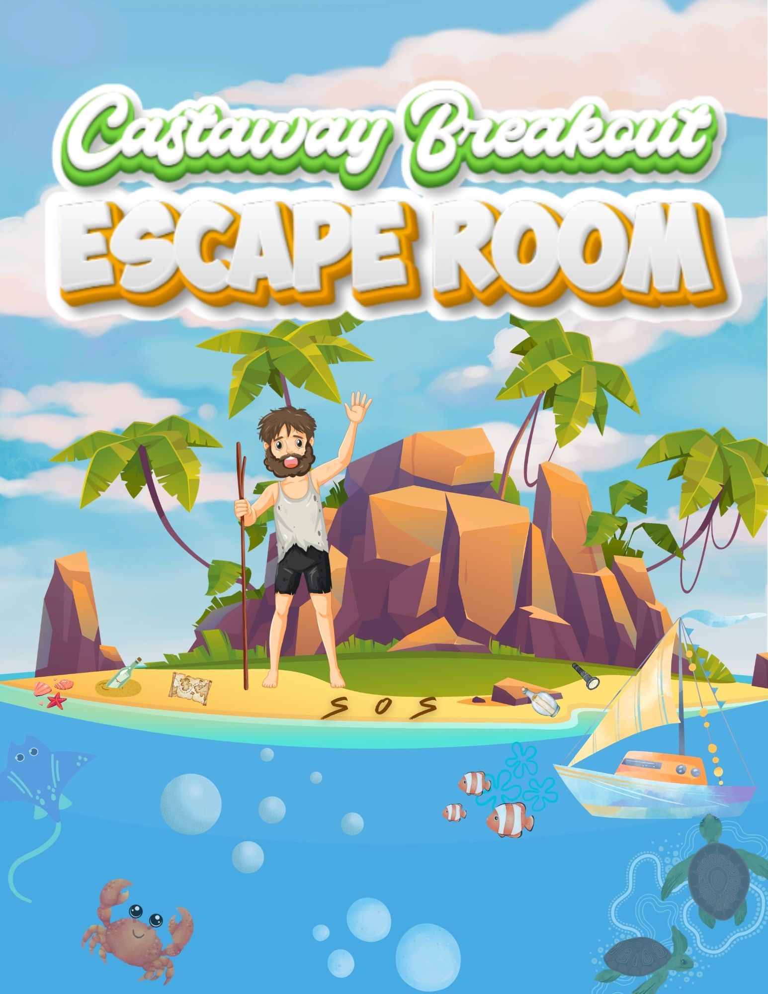 Free Deserted Island Escape Room Printable - Our WabiSabi Life