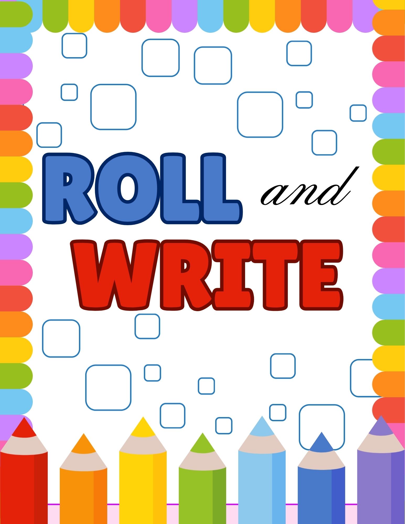 Free Roll And Write Printable - Our WabiSabi Life
