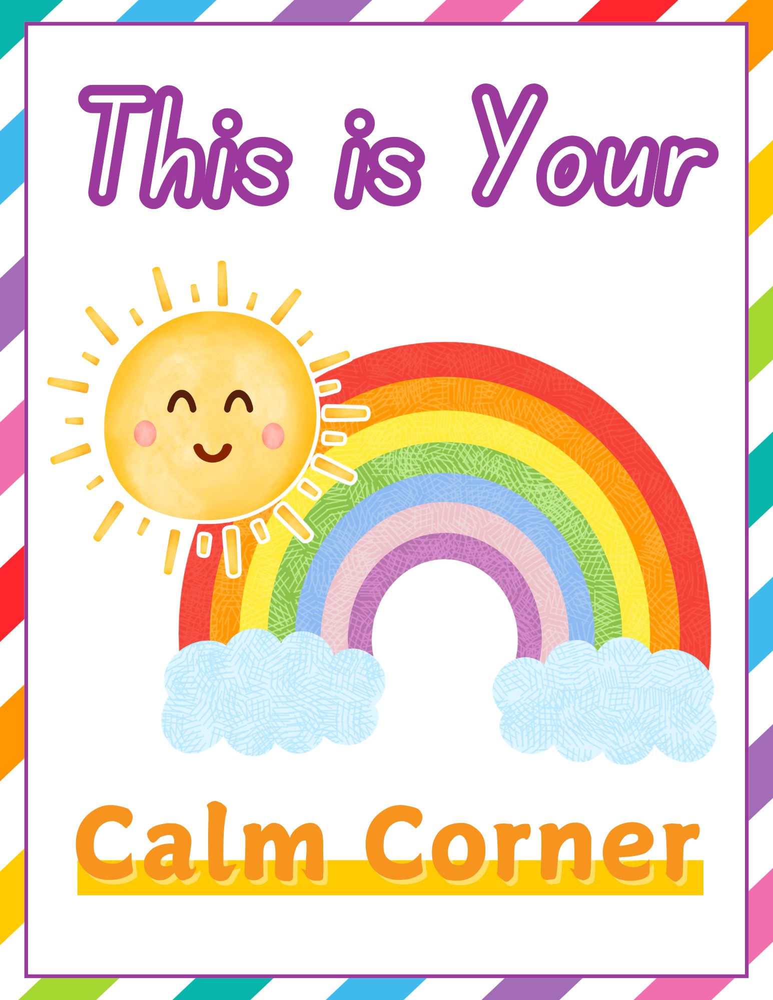 Free Calm Corner Posters Printable - Our WabiSabi Life
