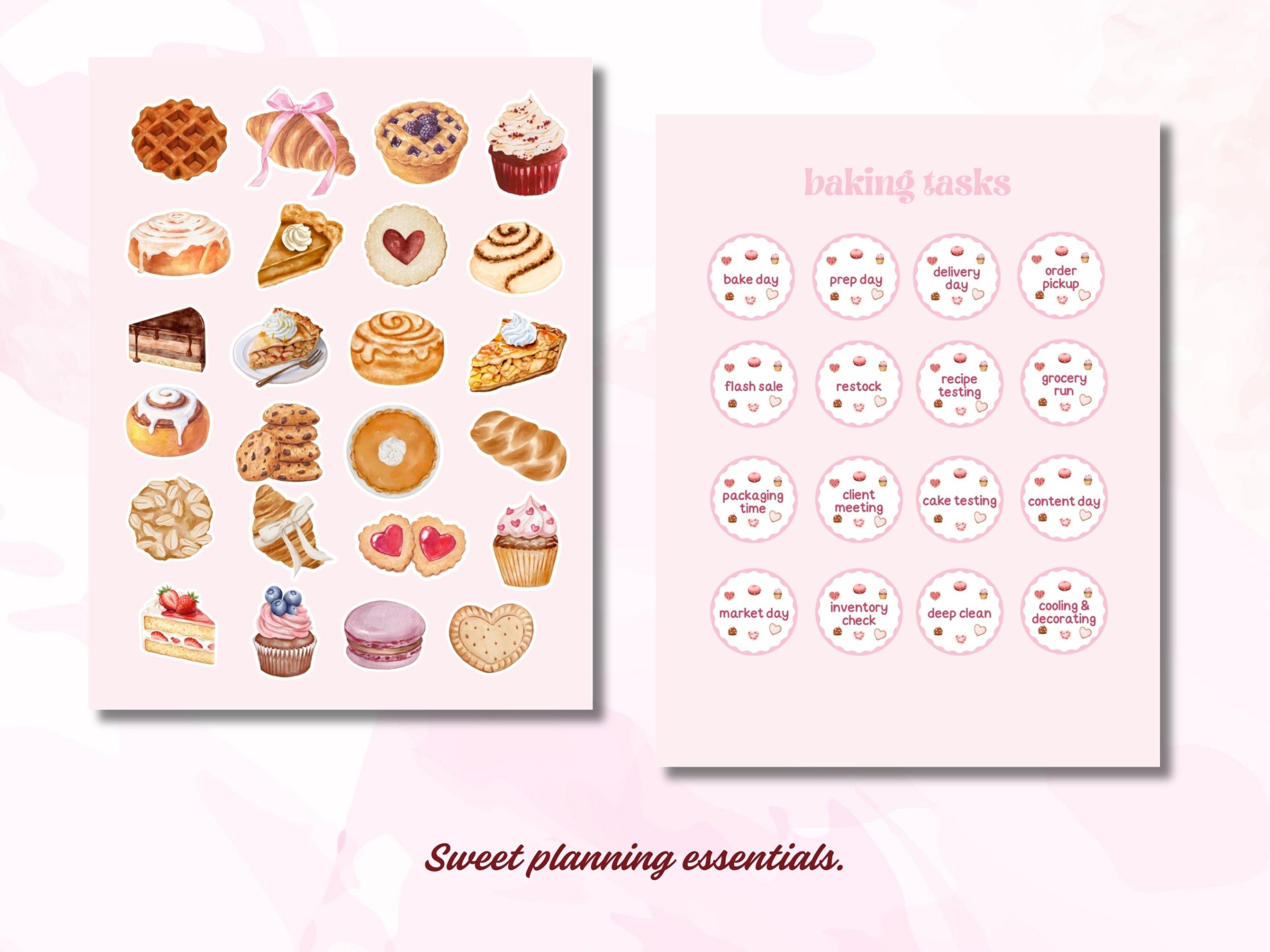Free Baker And Treat Maker Printable Stickers - Our WabiSabi Life