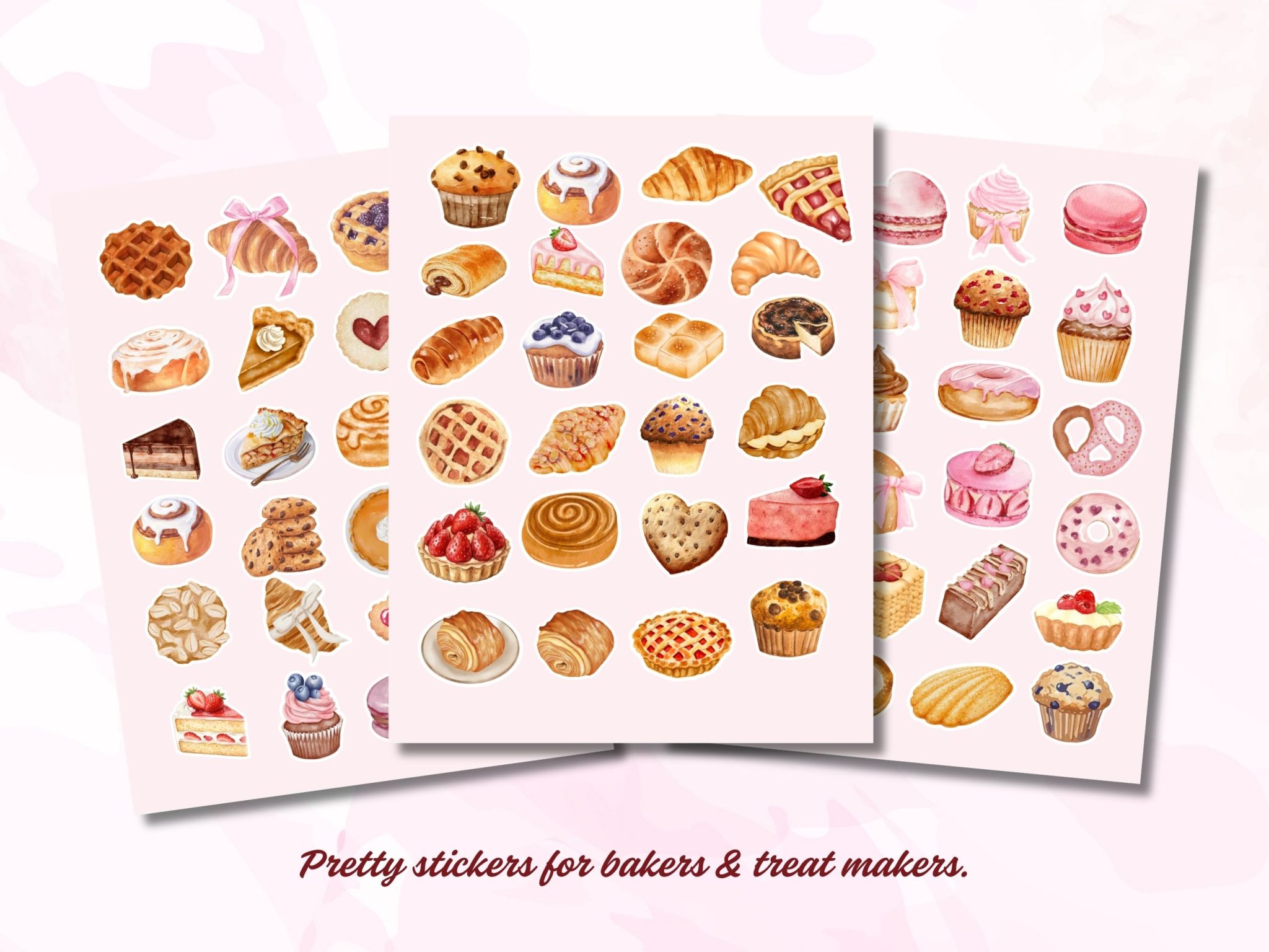 Free Baker And Treat Maker Printable Stickers - Our WabiSabi Life
