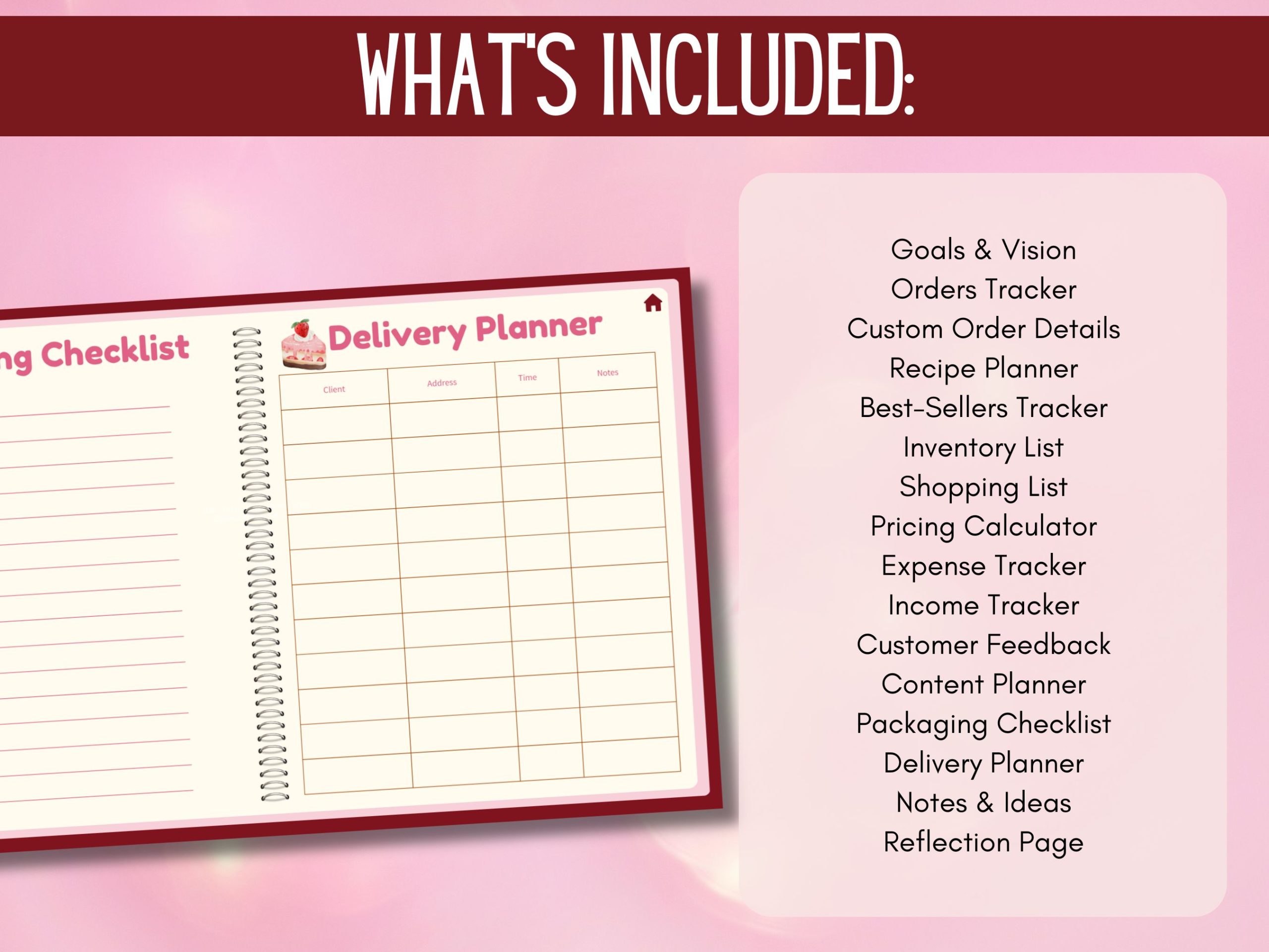Free Bakers And Treat Makers Digital Planner - Our WabiSabi Life