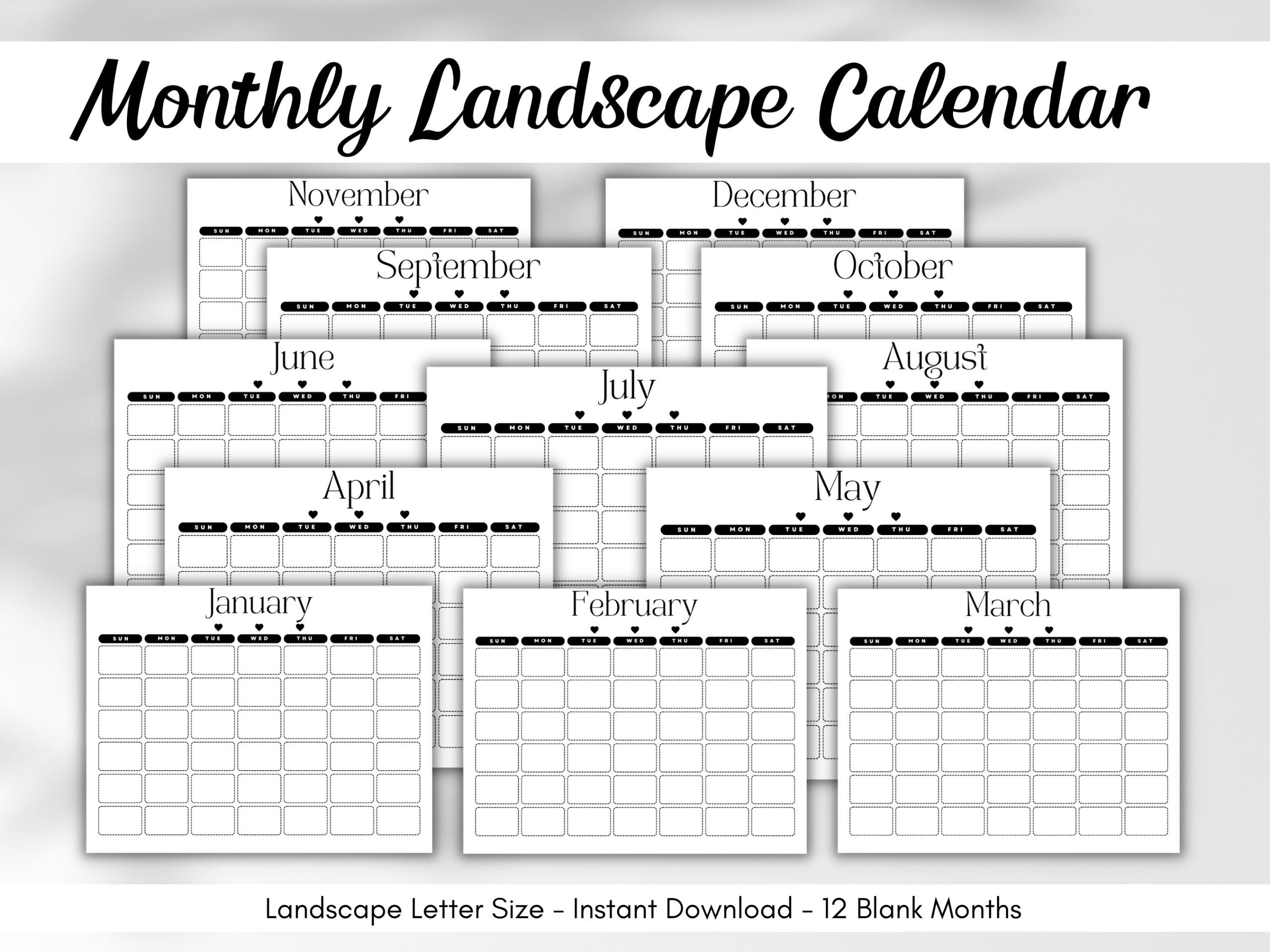 Free Black And White Teacher's Journal Printable - Our WabiSabi Life