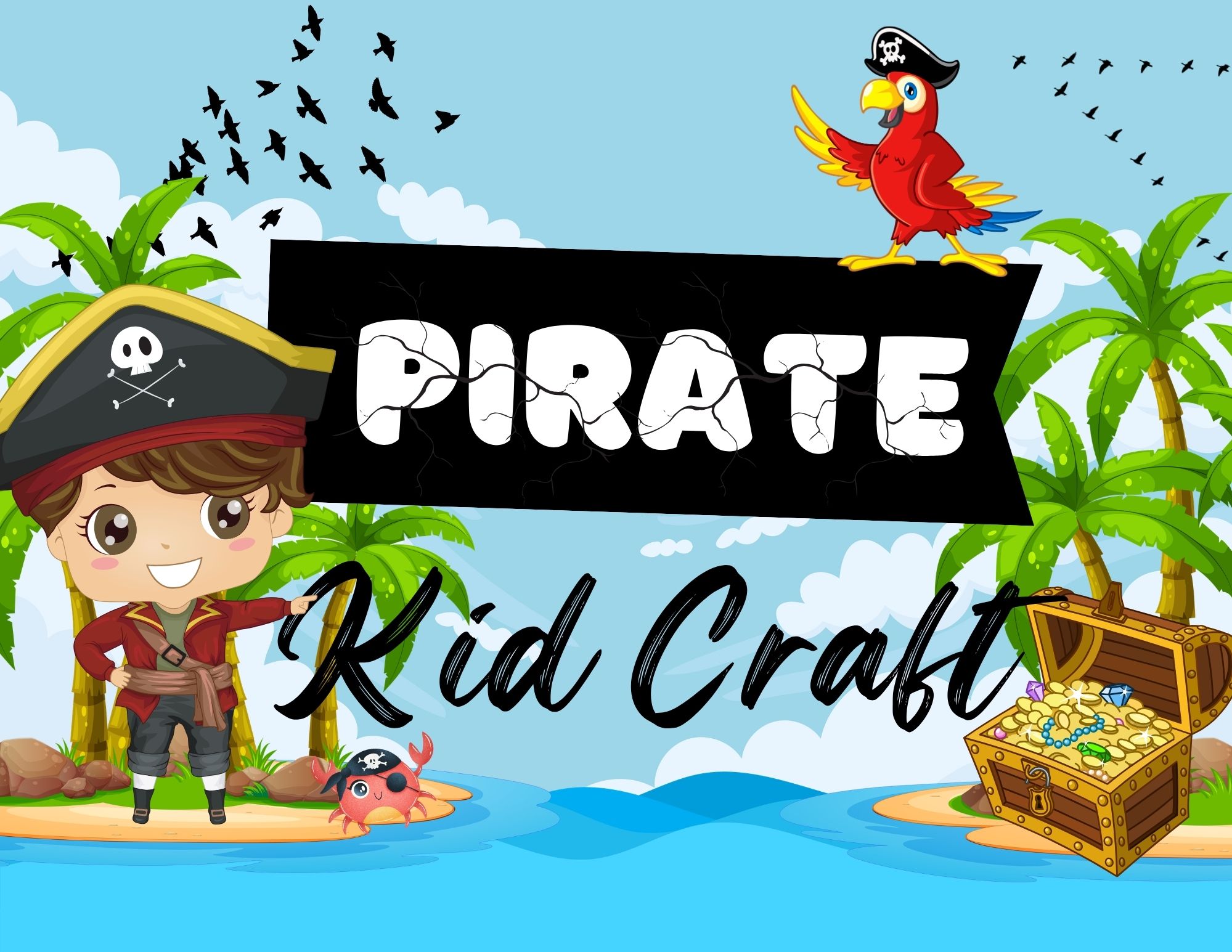 Free Pirate Kid Craft Bundle Printable - Our WabiSabi Life