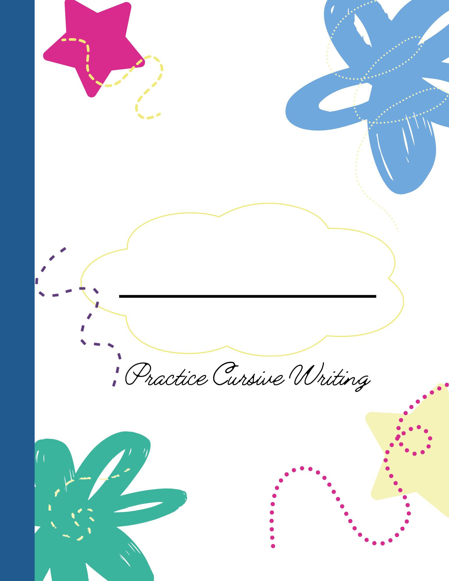 Free Practice Cursive Writing For Kids In Color Printable - Our ...