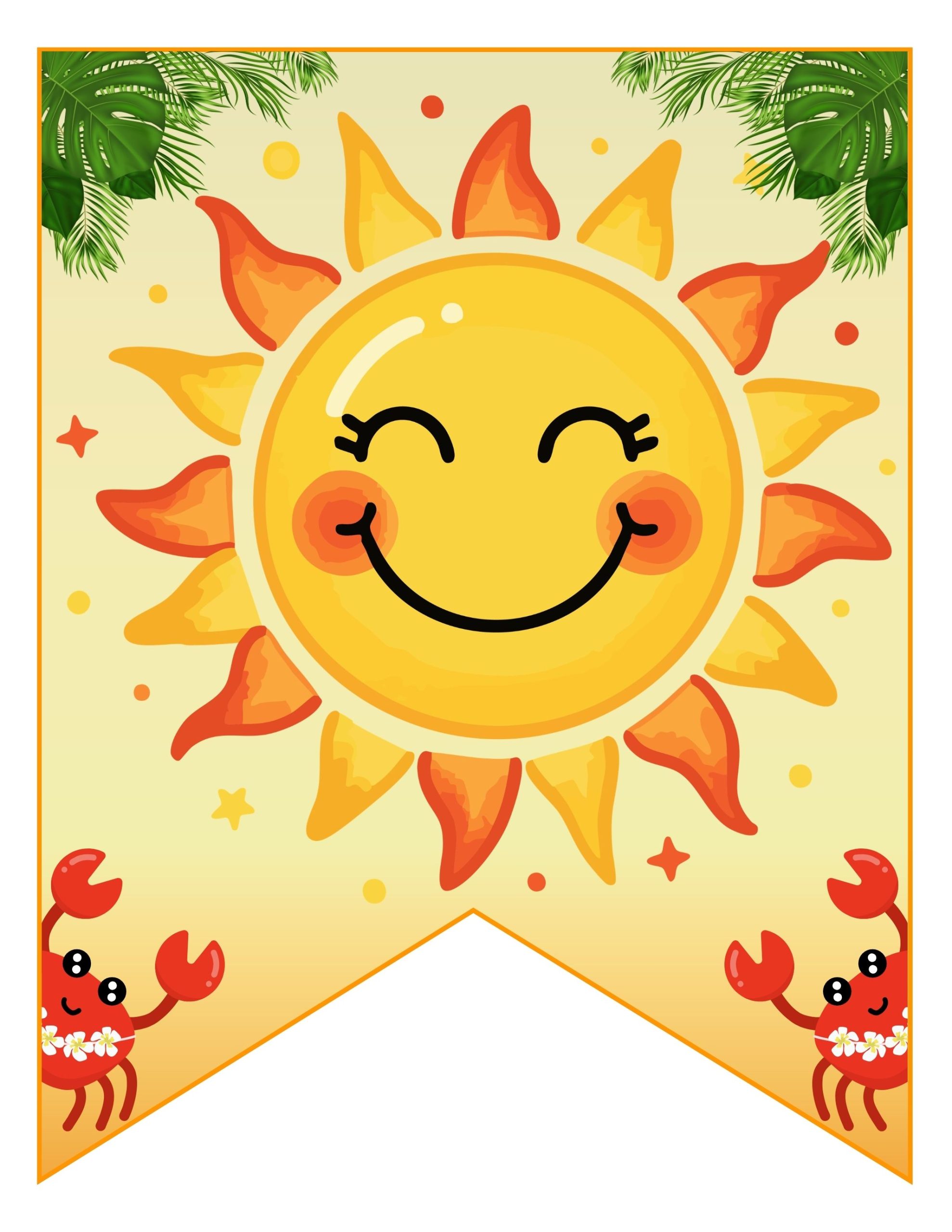 Free Summer Themed Bulletin Board Printable - Our WabiSabi Life